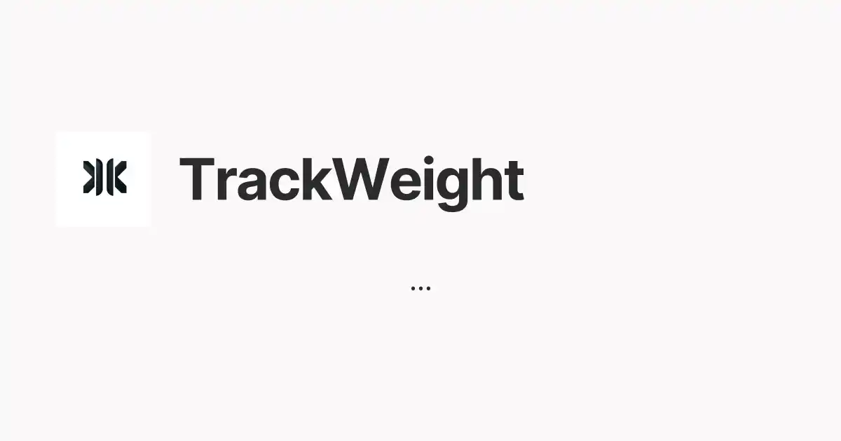 TrackWeight